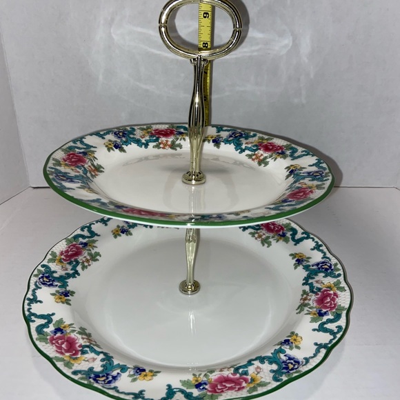 Floradora | Dining | Royal Doulton Floradora Green Tc127 Tiered Serving ...